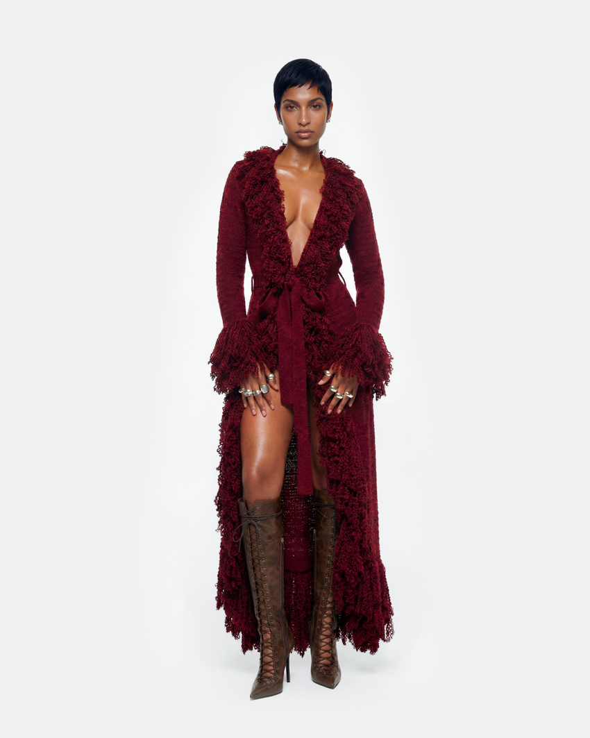 Mila Knit Cardigan Dress – Hanifa